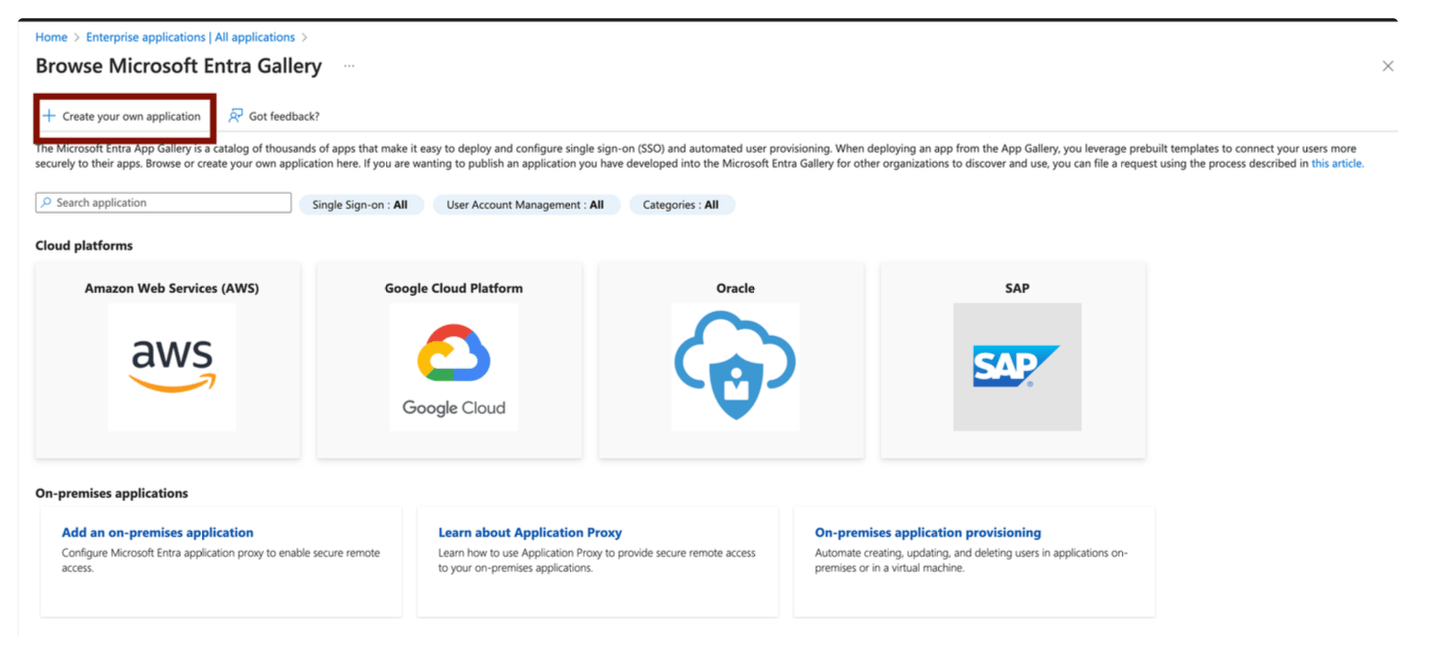 Setting up single sign on (SSO)